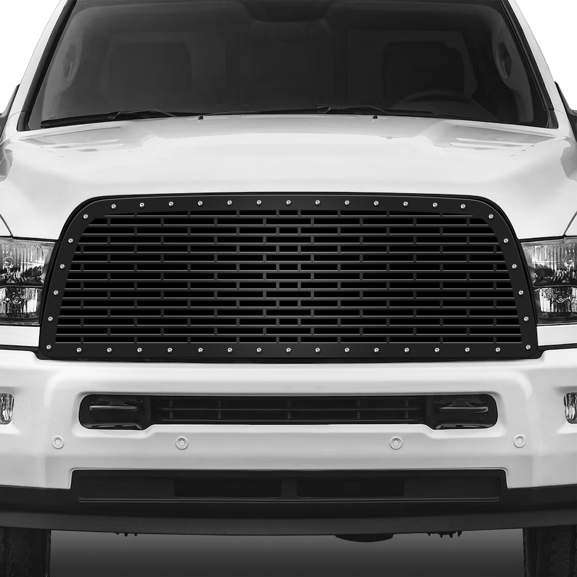 1 Piece Steel Grille for Dodge Ram 2500/3500 2010-2018 - BRICKS | 300 ...